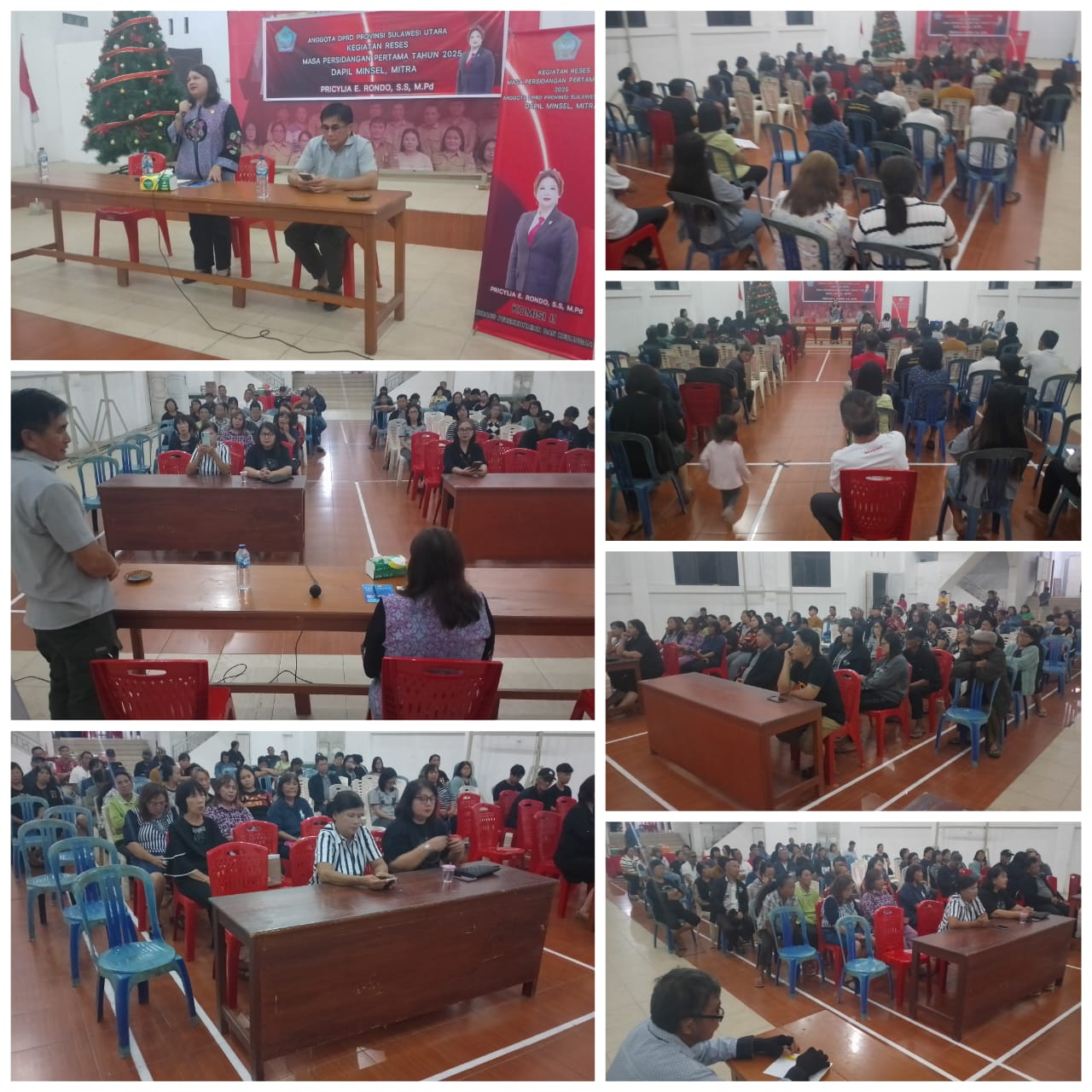 Pricylia Rondo Serap Aspirasi Warga Desa Rumoong | newposkomanado.id